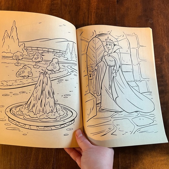Disney | Toys | Disney Vintage Golden Coloring Book Princess Snow White ...